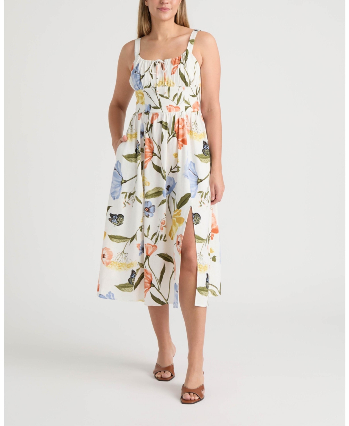 Click here for Ellen Tracy Womens Sleeveless Maxi Dress - Whimsic... prices