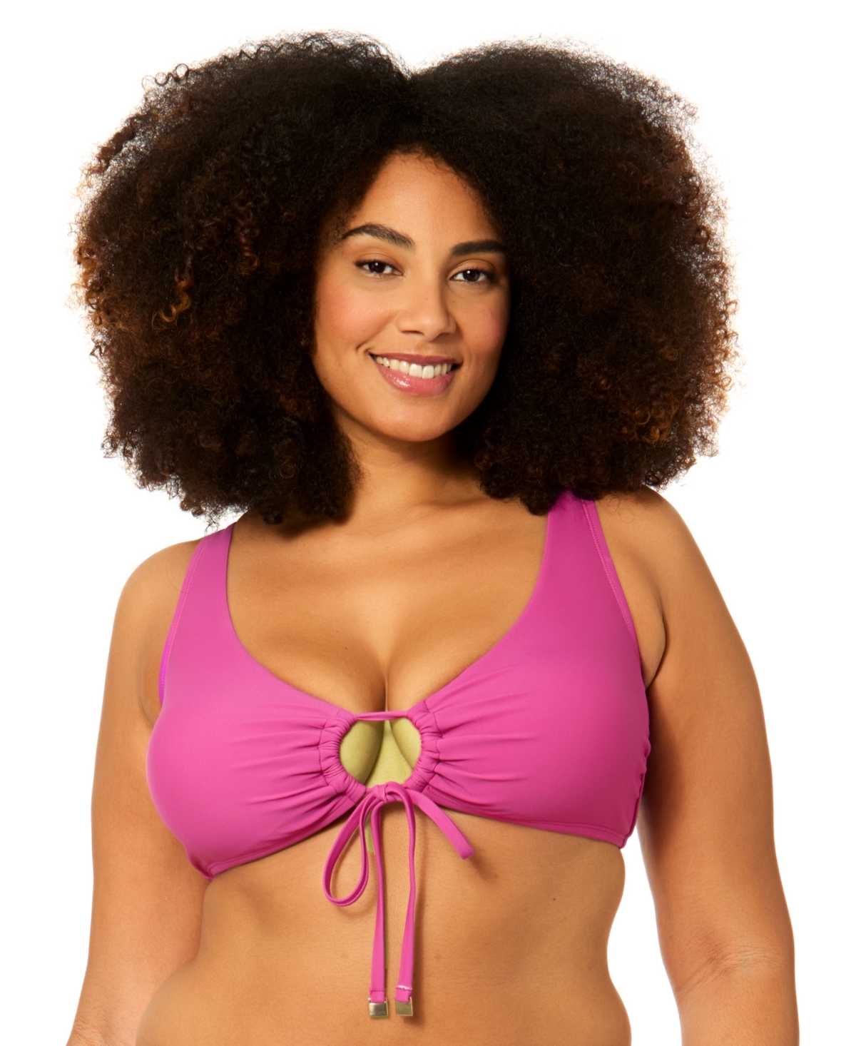 Click here for Raisins Curve Plus Size Ronda V-Neck Swim Bikini T... prices