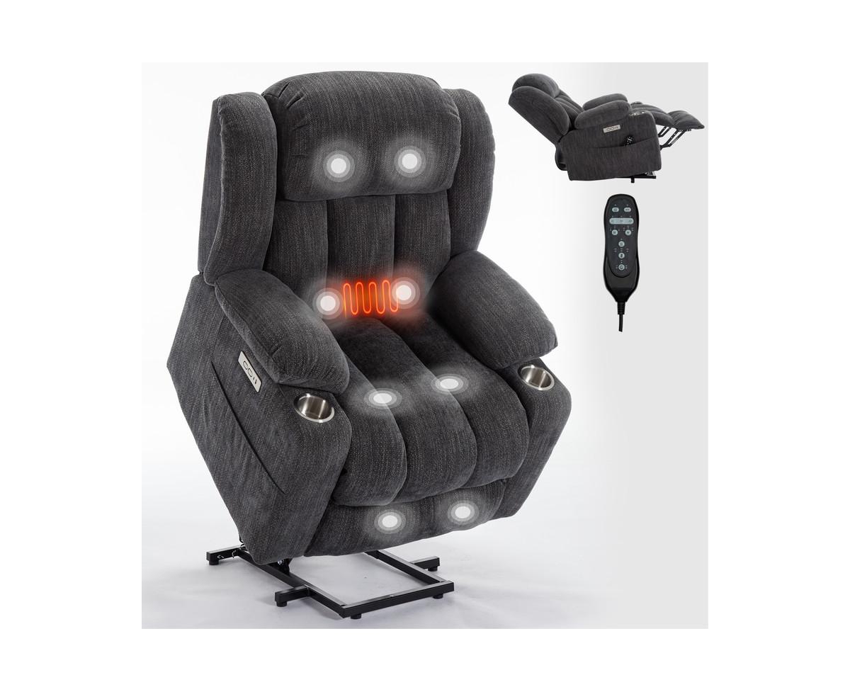 Click here for sumyeg Recliner Chair with 8-Point Vibration Massa... prices