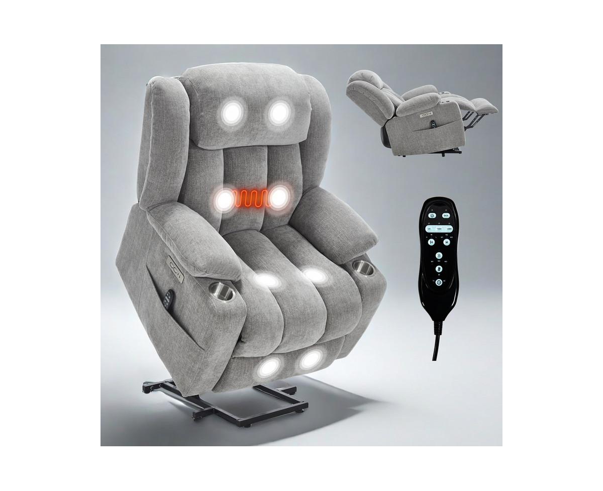 Click here for sumyeg Recliner Chair with 8-Point Vibration Massa... prices