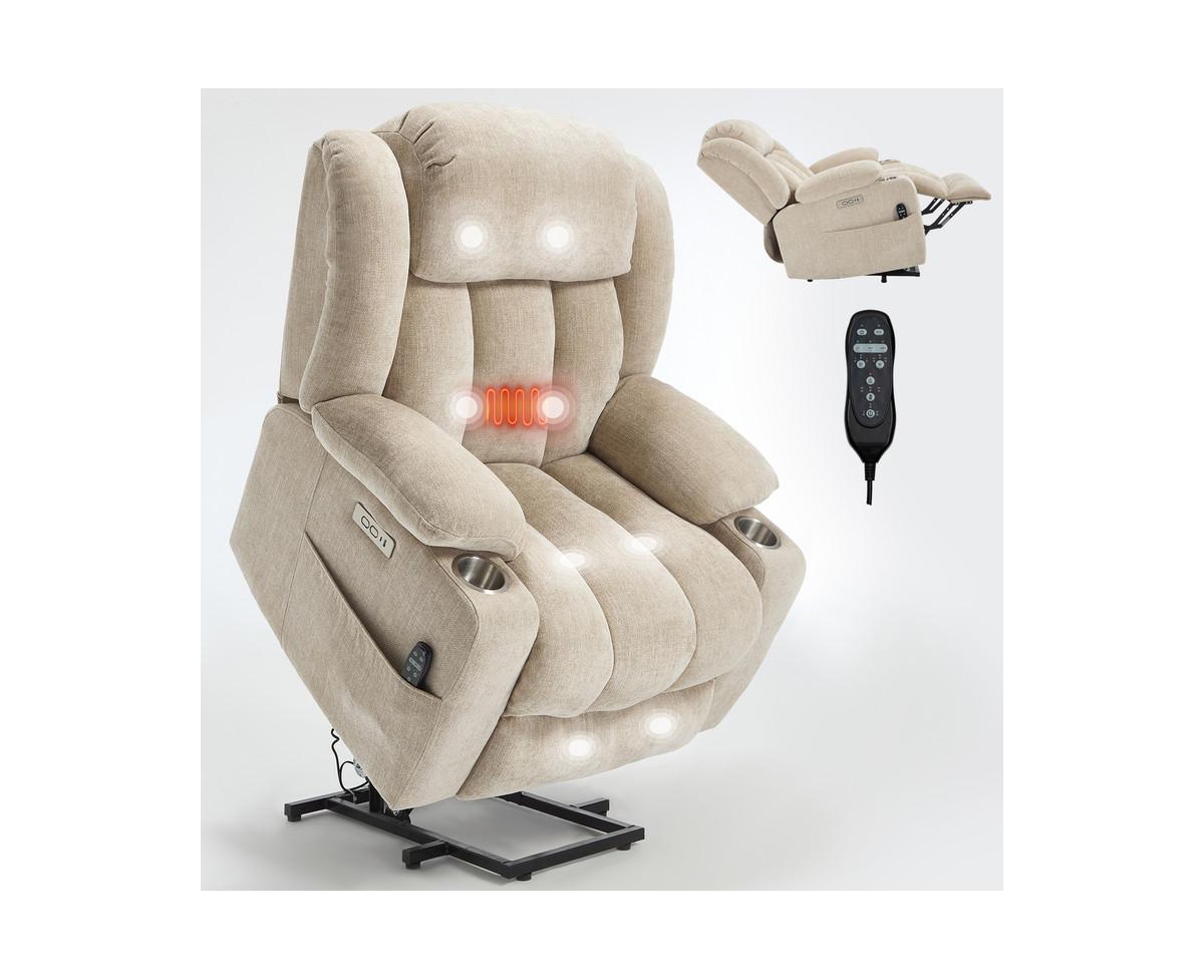 Click here for sumyeg Recliner Chair with 8-Point Vibration Massa... prices