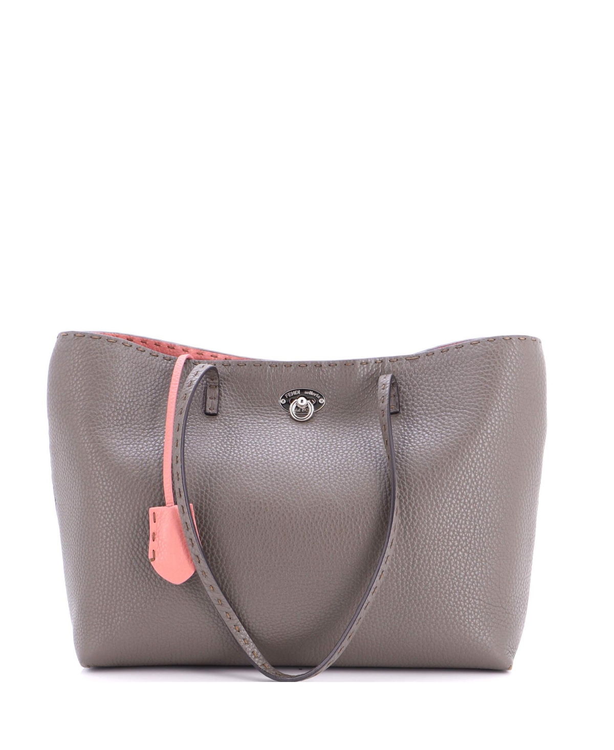 Click here for Pre-Owned Fendi Medium Selleria Carla Tote Leather... prices