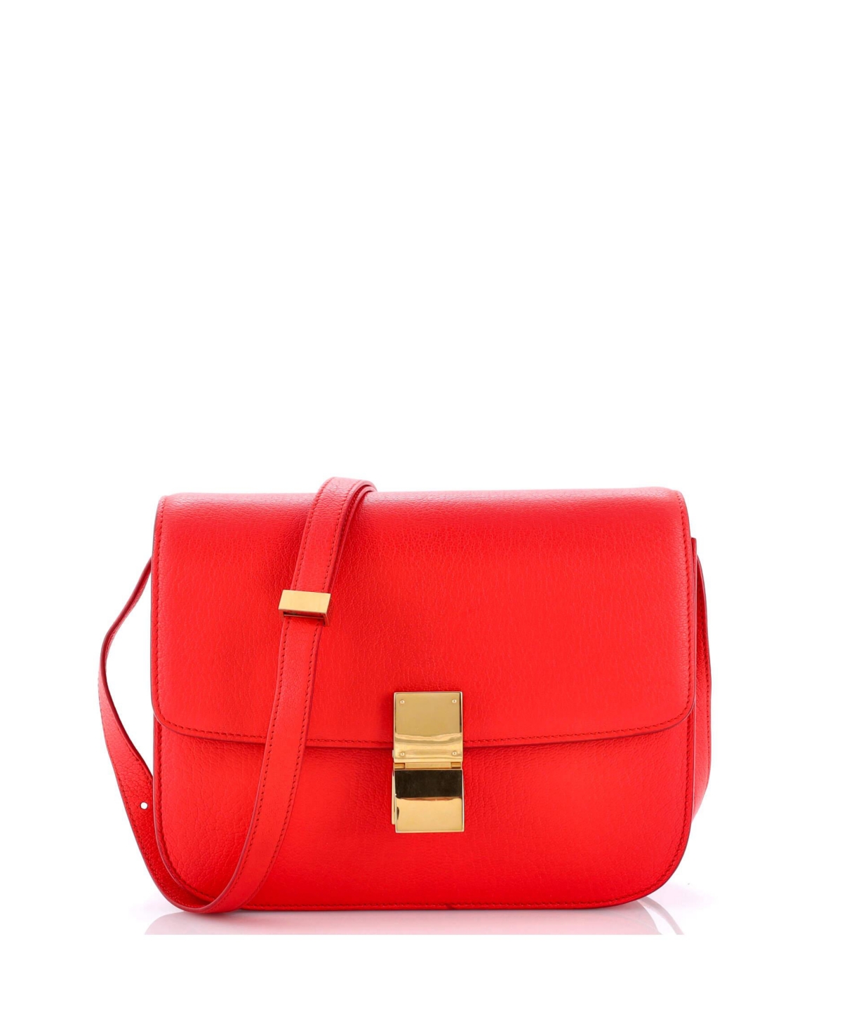 Click here for Pre-Owned Celine Medium Classic Box Bag Grainy Lea... prices