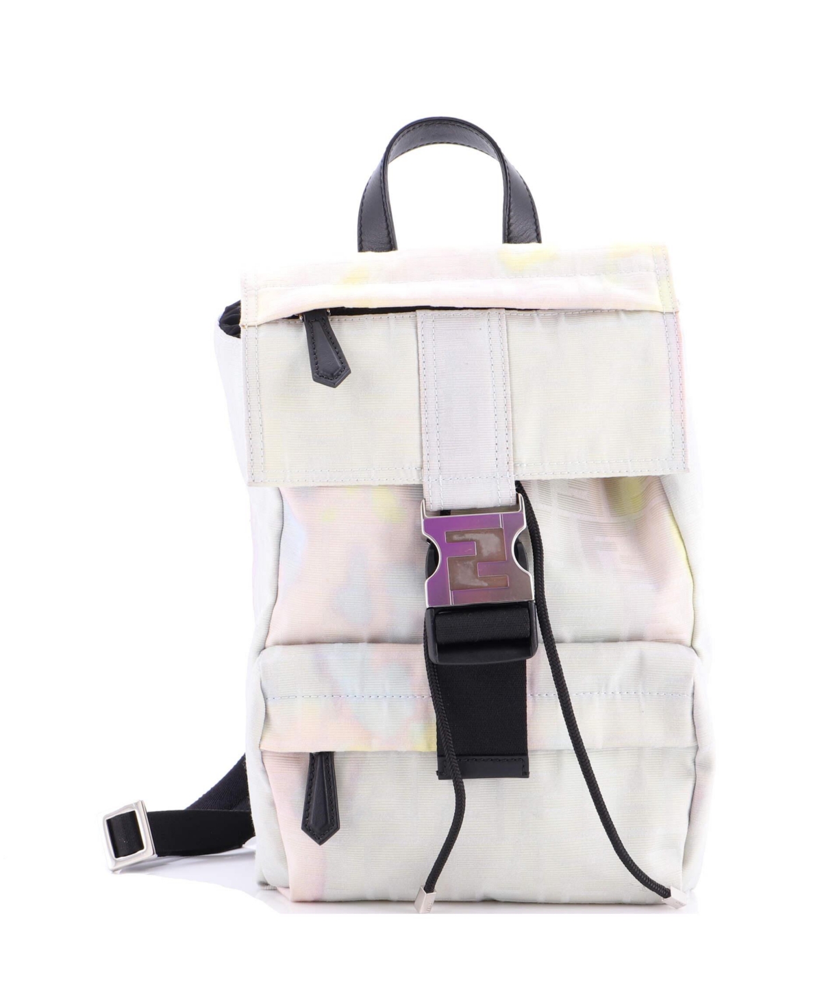 Click here for Pre-Owned Fendi Small Fendiness Backpack Zucca Can... prices