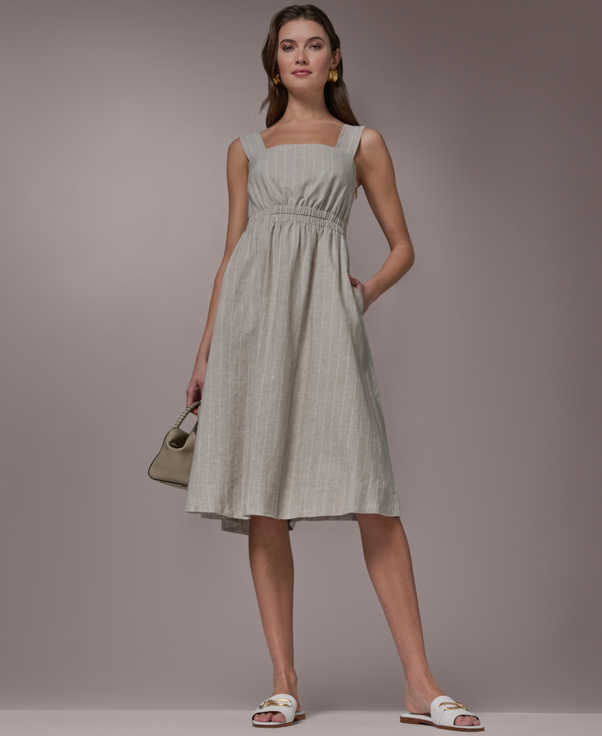 Click here for Donna Karan New York Womens Sleeveless Square Neck... prices