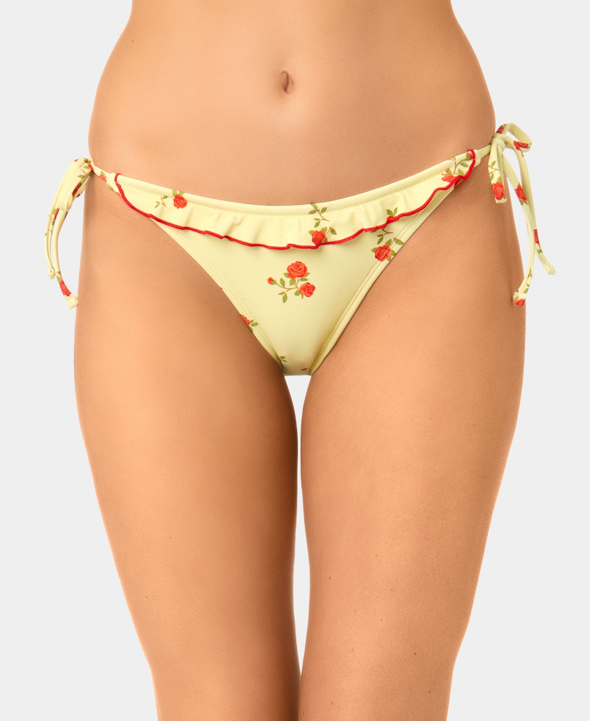 Click here for California Waves Womens Tiny Ditsy Ruffle Tie High... prices