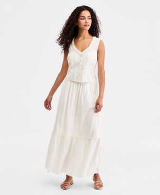 Click here for Liverpool Los Angeles Womens Embroidered Cotton Sl... prices
