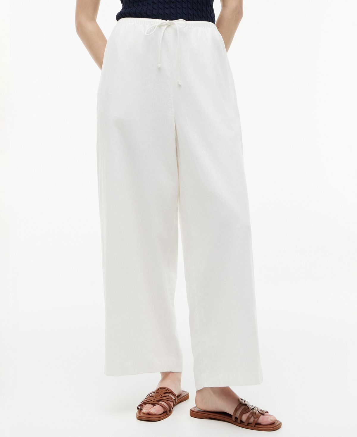 Click here for Tommy Hilfiger Womens Casual Straight Pants - Ecru prices