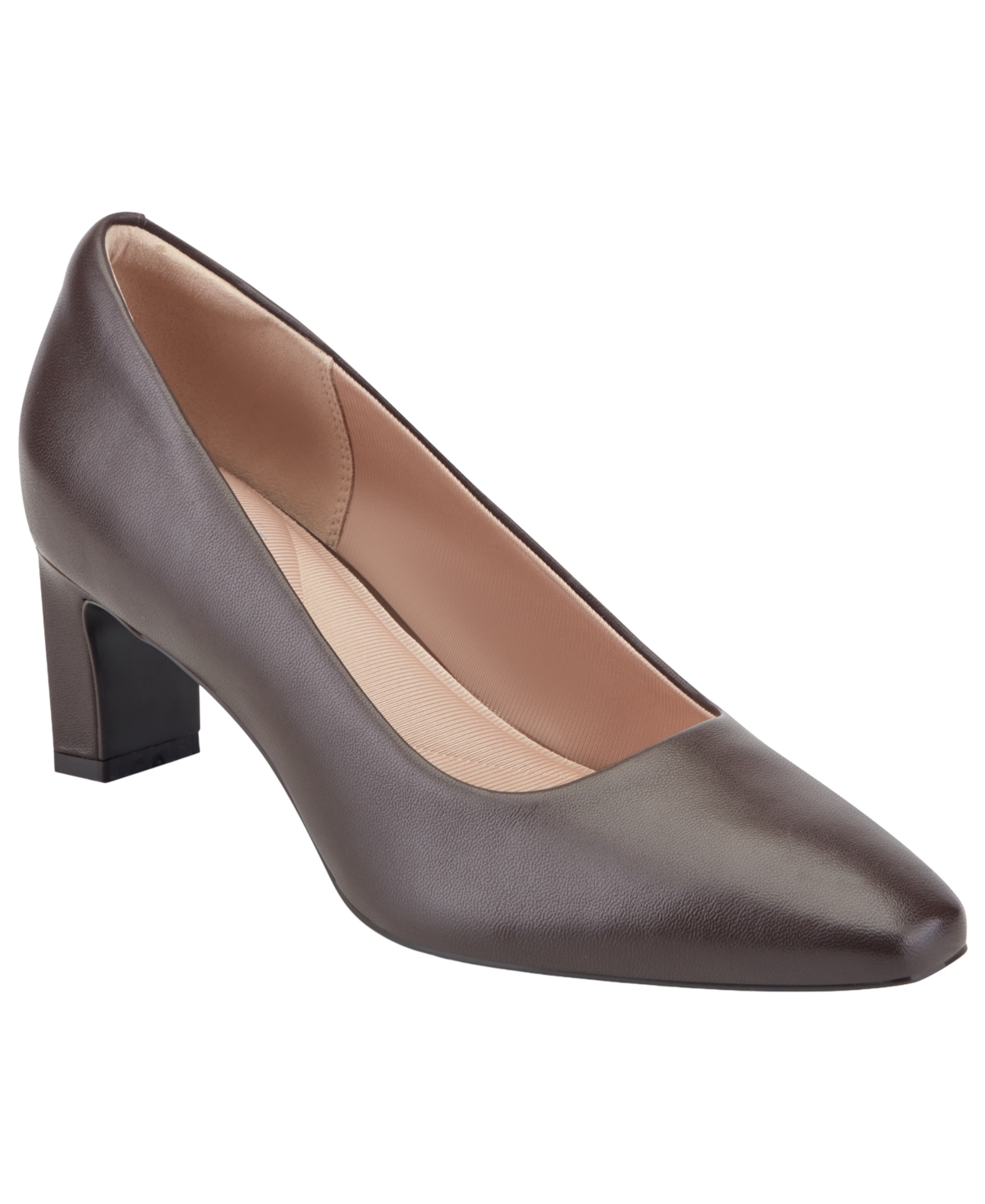 Click here for Rockport Womens Merida Block Heel Pumps - Dark Bro... prices