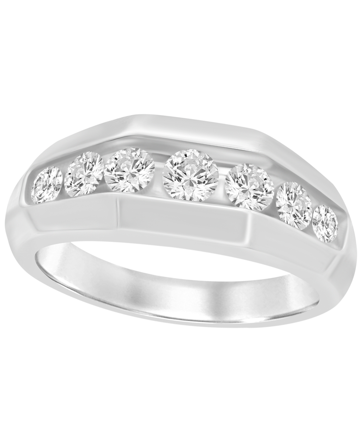 Click here for Macys Mens Lab Grown Diamond (1 ct. t.w.) Ring in... prices