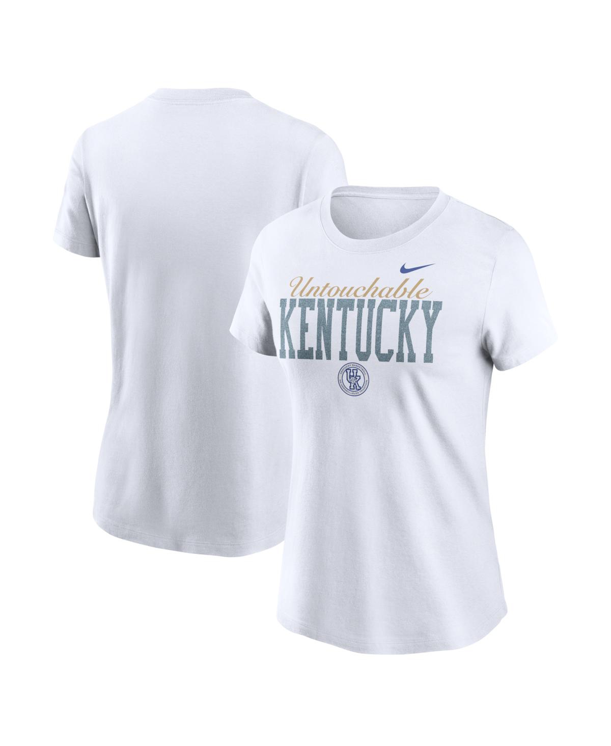 Click here for Nike Womens White Kentucky Wildcats Club T-Shirt -... prices