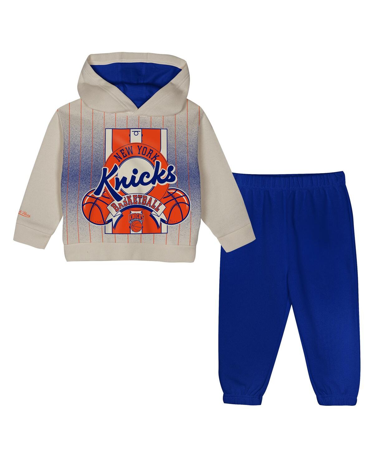 Click here for Mitchell & Ness Toddler 2-Piece Cream/Blue New Yor... prices