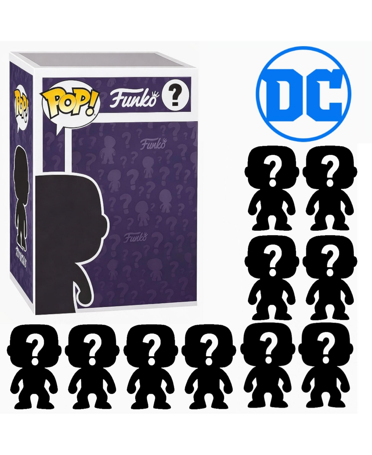 Click here for Funko Pack of 10 Surprise Mystery Dc Comics Pop! R... prices