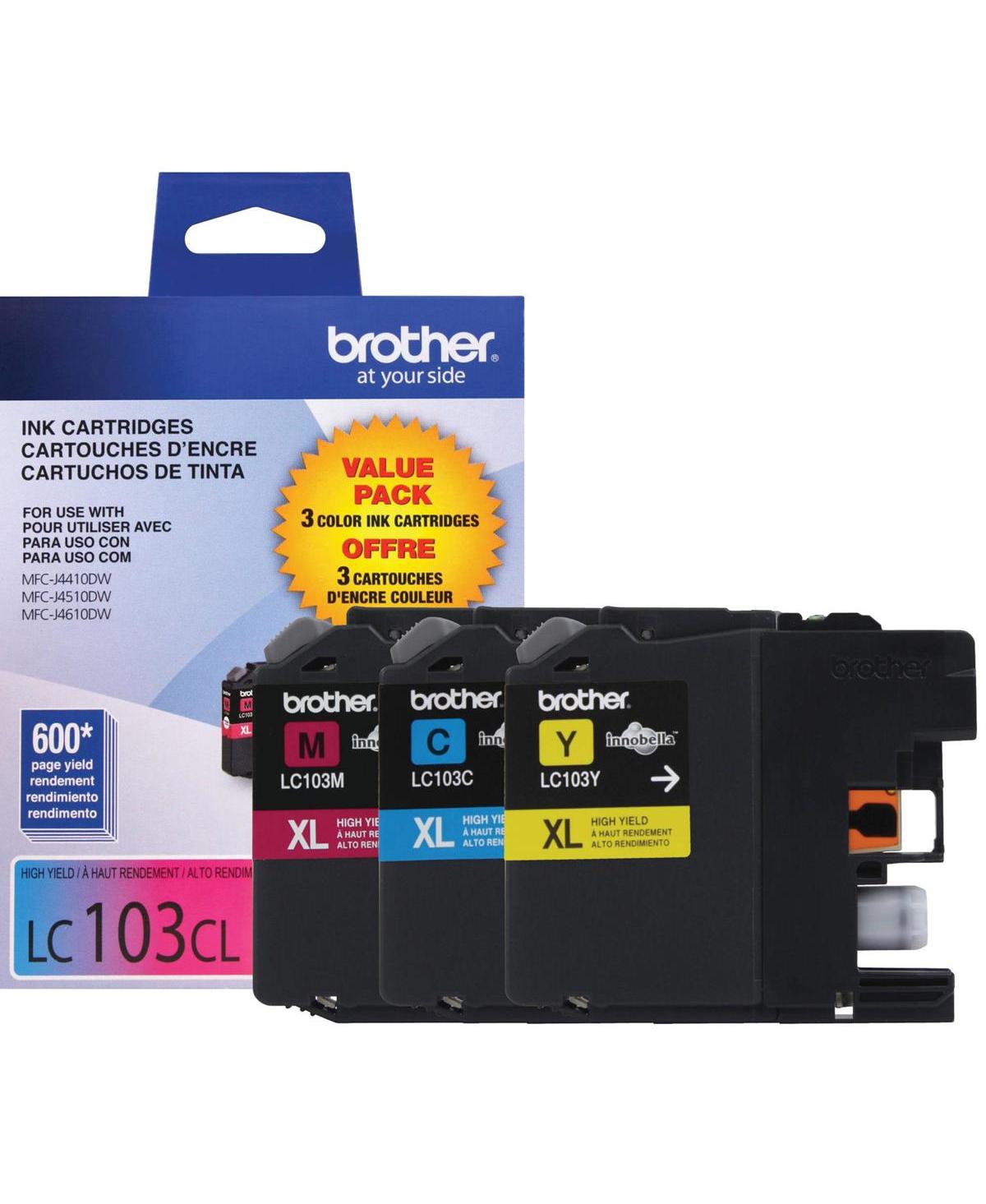 Brother LC1033PKS High Yield Innobella Ink Cartridge - Combo Pack - Cyan/Magenta/Yellow