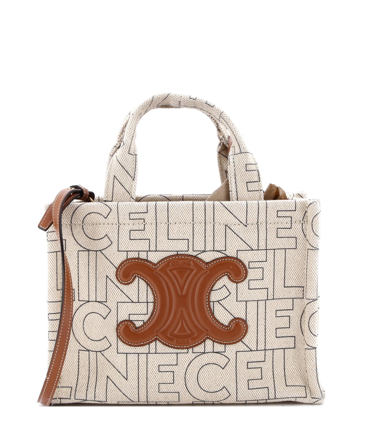 Click here for Pre-Owned Celine Small Cabas Thais Tote Triomphe P... prices