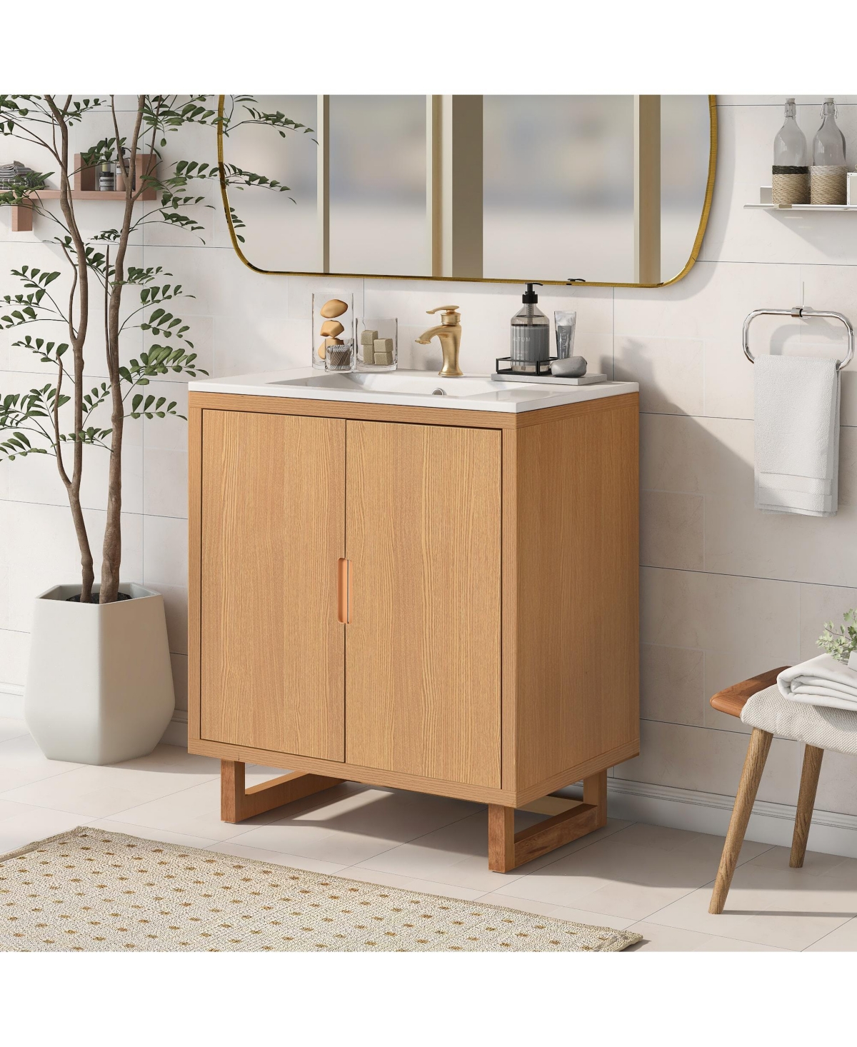 Click here for Busdays 30" Bathroom vanity Set with Sink  Co... prices