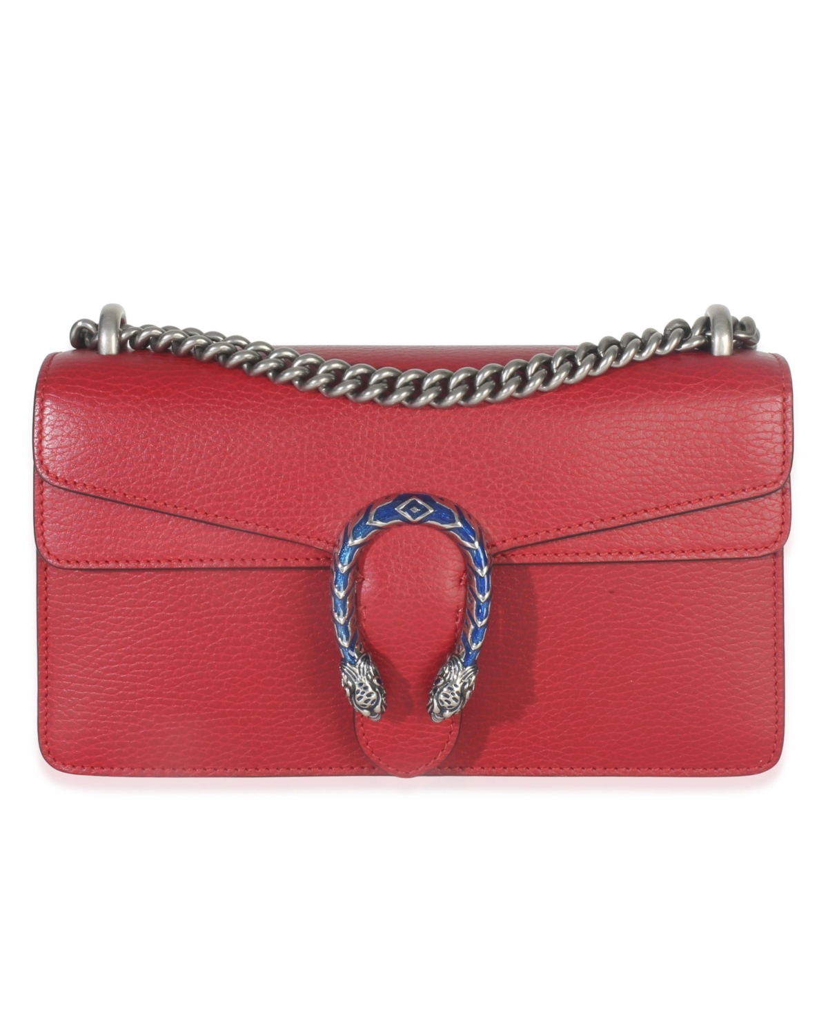 Click here for Pre-Owned Gucci Red Pebbled Calfskin Small Dionysu... prices