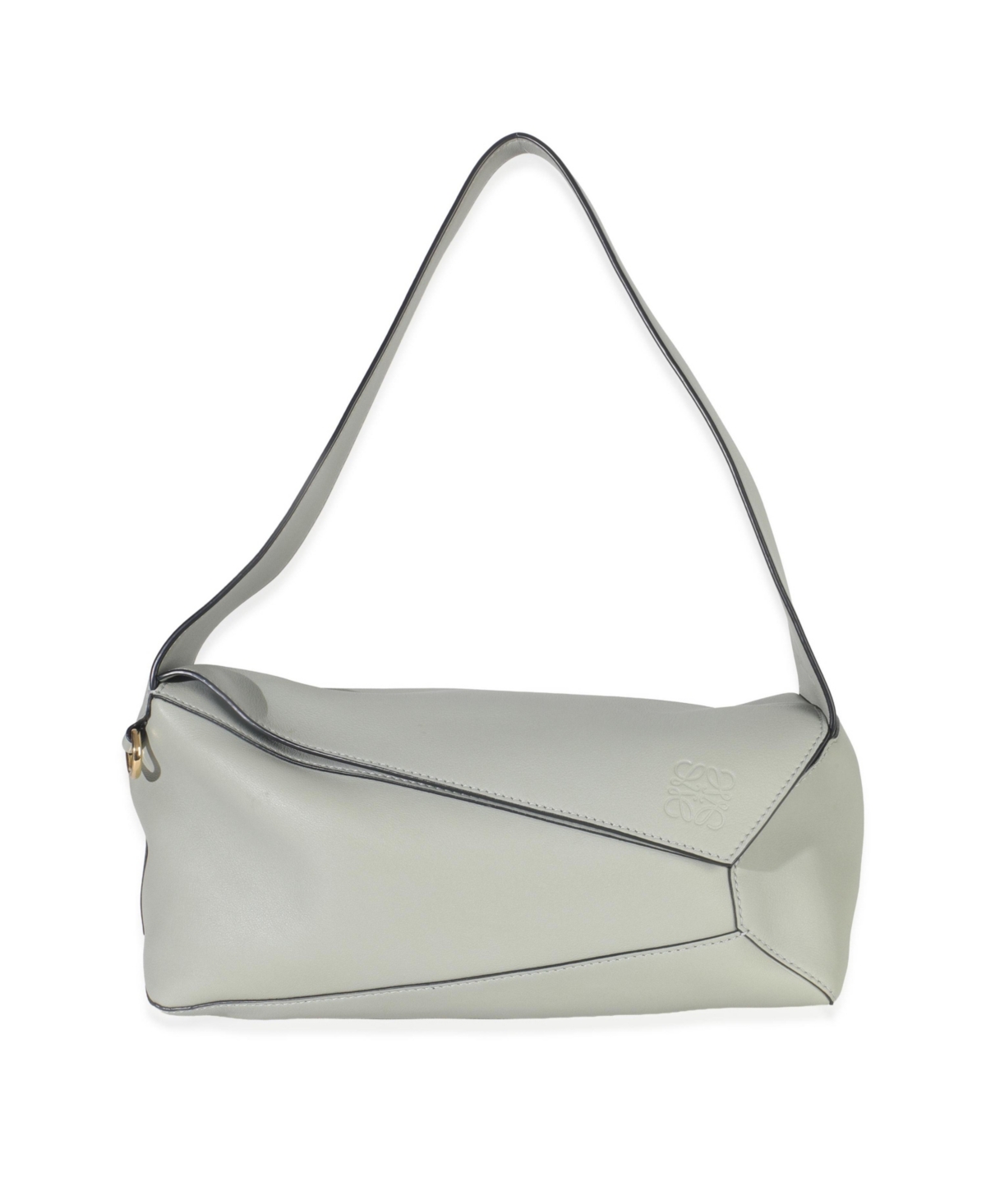 Click here for Pre-Owned Loewe Ash Grey Calfskin Puzzle Hobo - Gr... prices