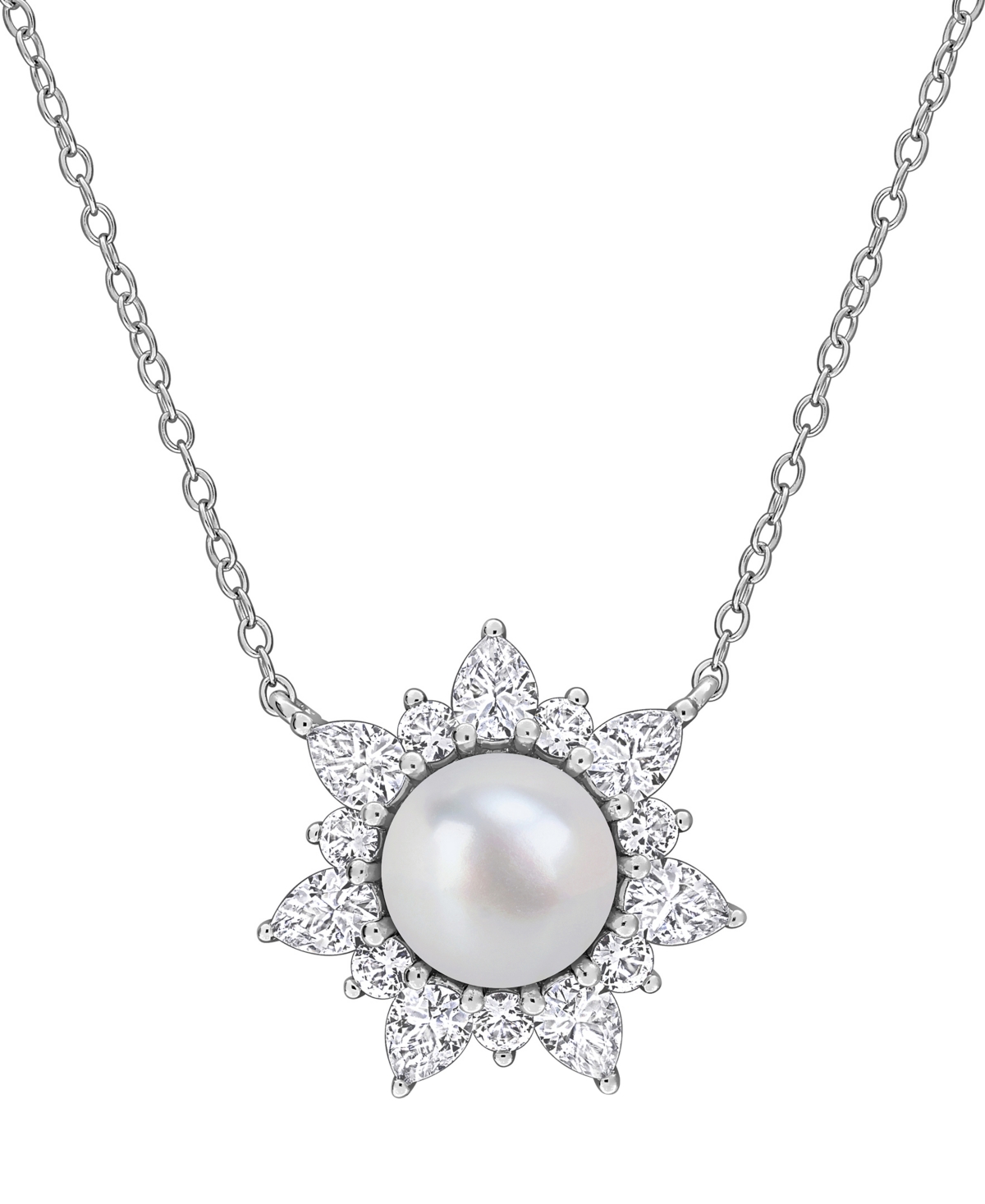 Click here for Macys Cultured Freshwater Pearl & Created White Sa... prices