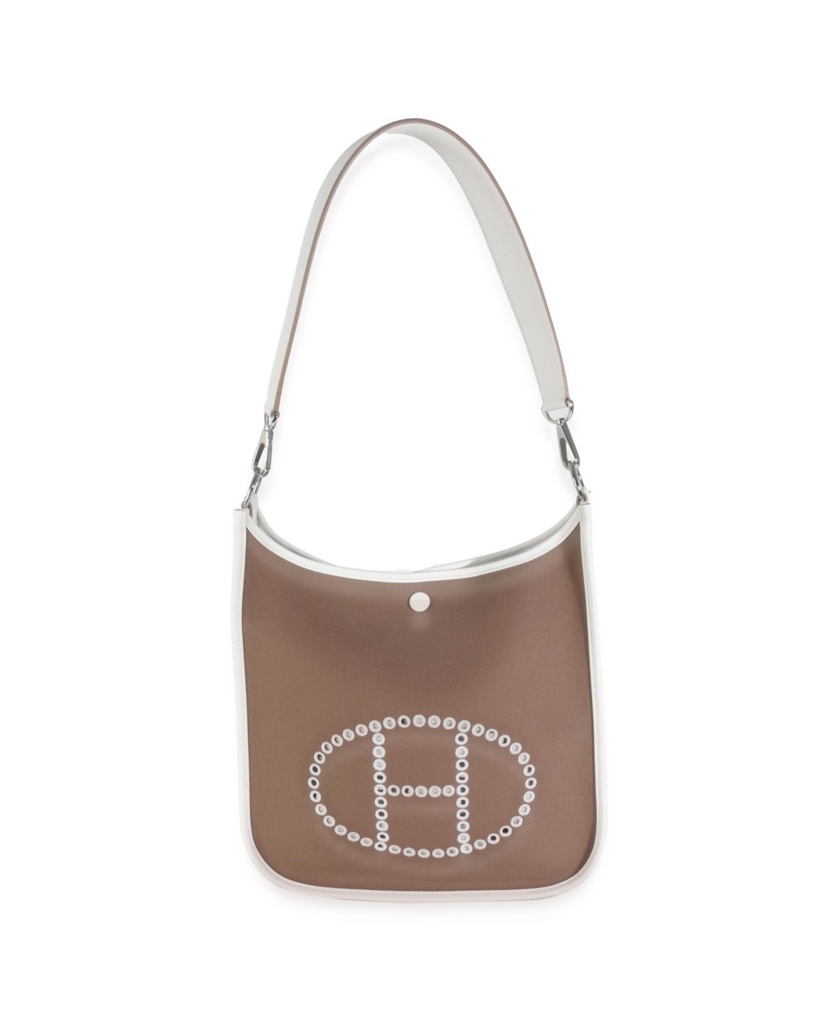 Click here for Pre-Owned HERMES Etoupe Toile Officier Swift Neo E... prices