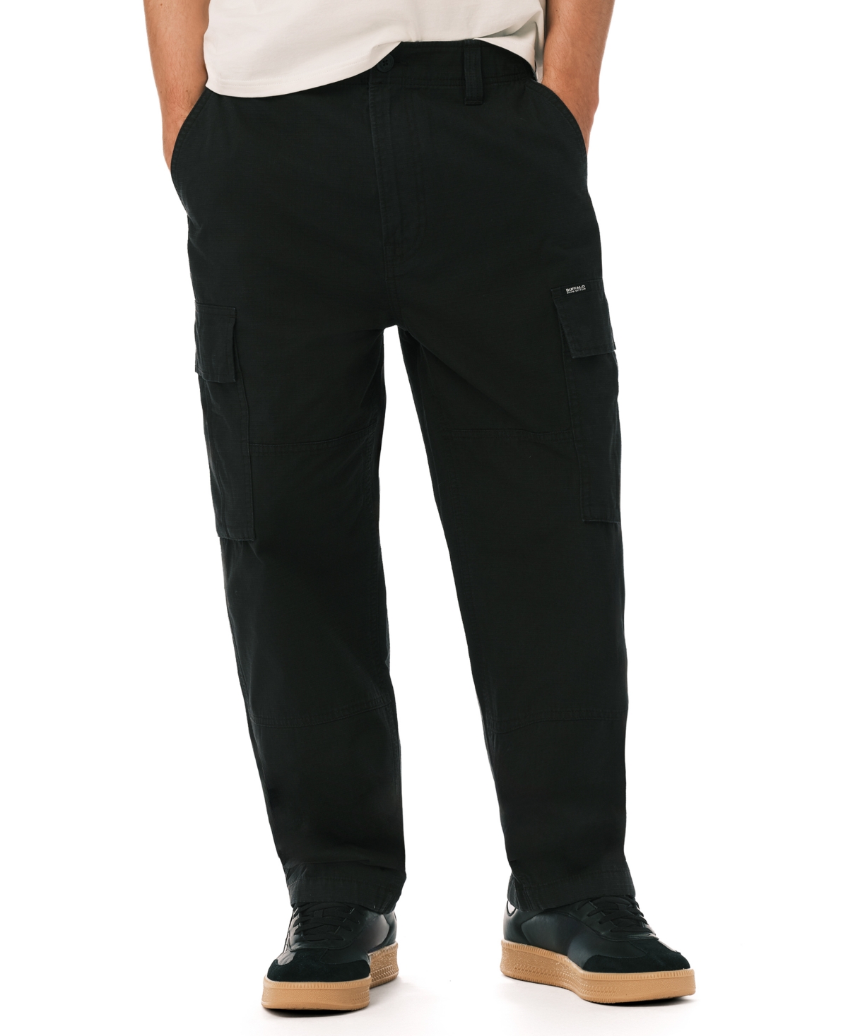 Click here for Buffalo David Bitton Mens Bill Cargo Pants - Black prices