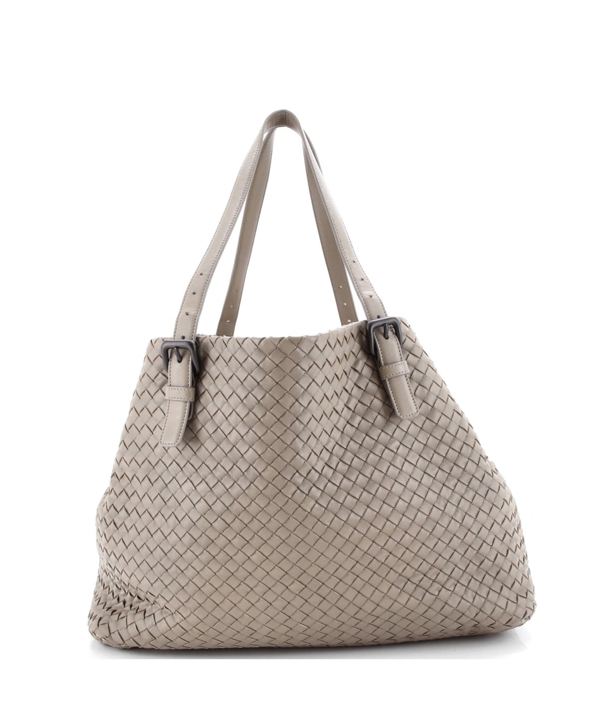 Click here for Pre-Owned Bottega Veneta Large A-Shape Tote Intrec... prices