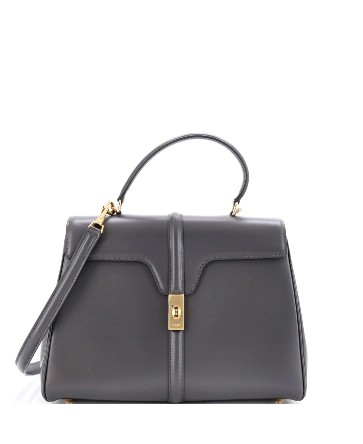 Click here for Pre-Owned Celine Medium 16 Top Handle Bag Smooth C... prices