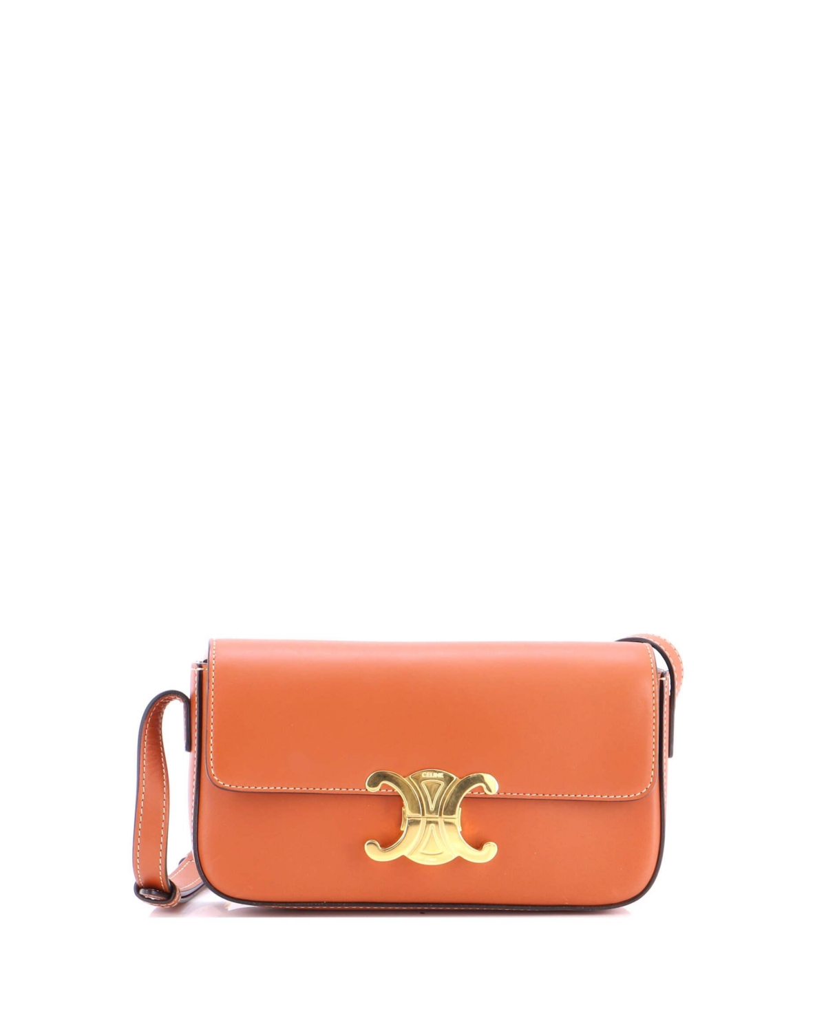 Click here for Pre-Owned Celine Triomphe East-West Shoulder Bag S... prices