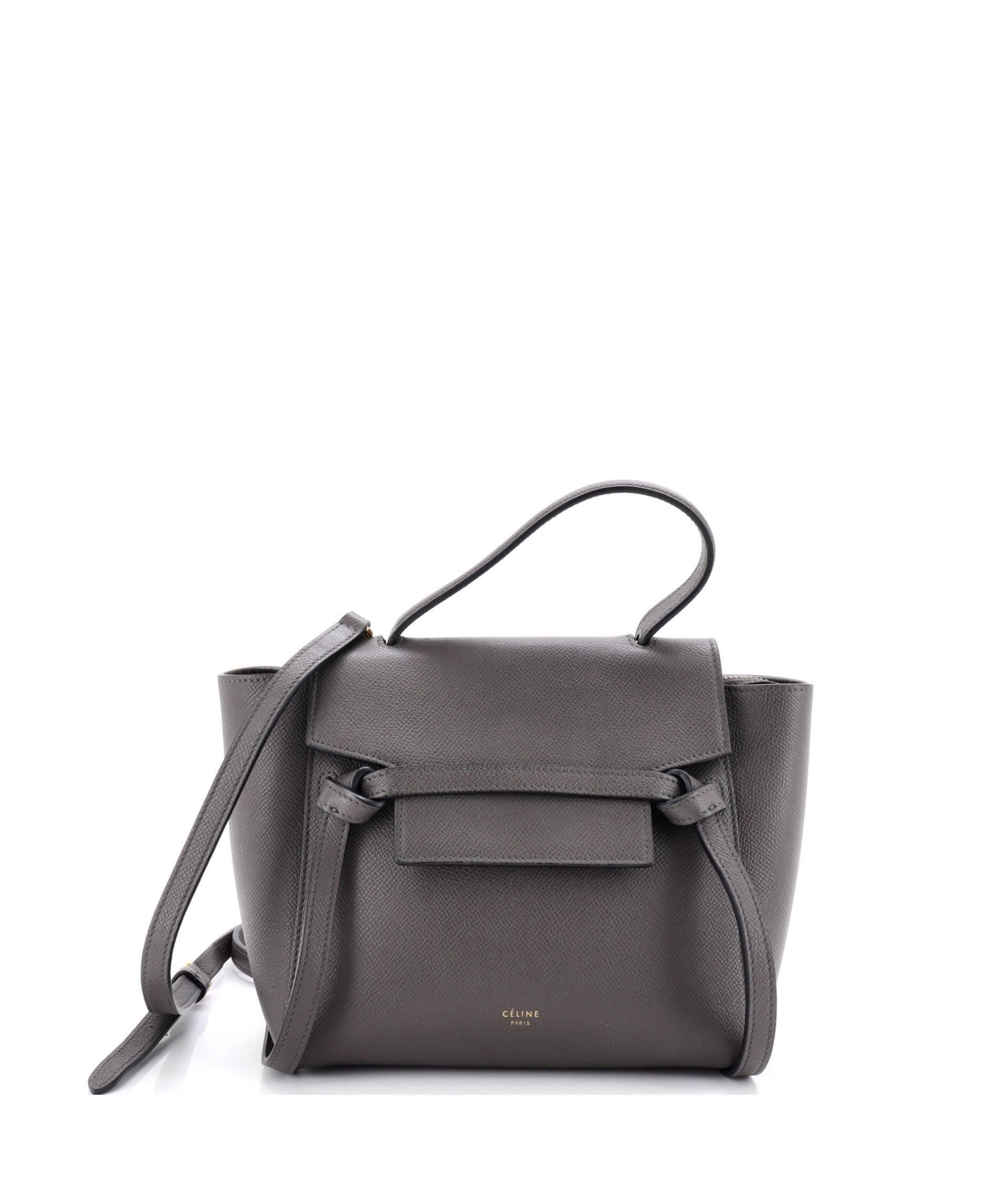 Click here for Pre-Owned Celine Nano Belt Bag Textured Leather -... prices