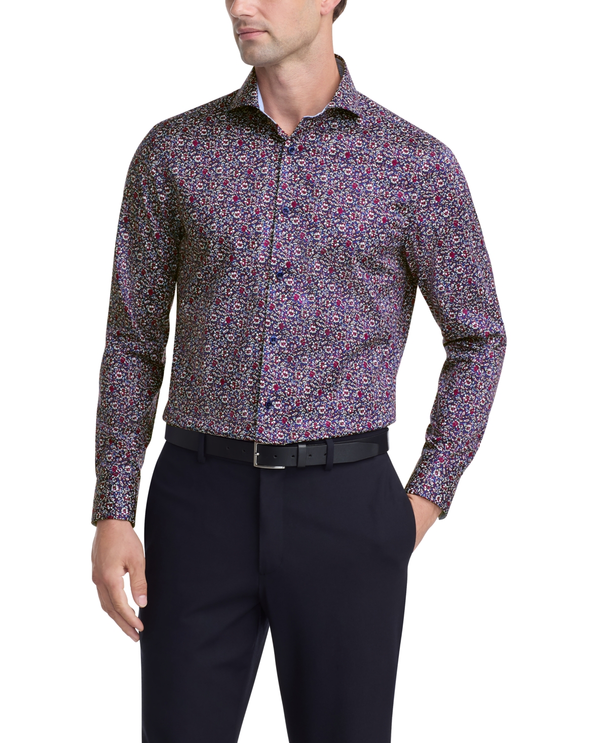 Click here for Ted Baker Mens Floral Print Slim Fit Dress Shirt -... prices