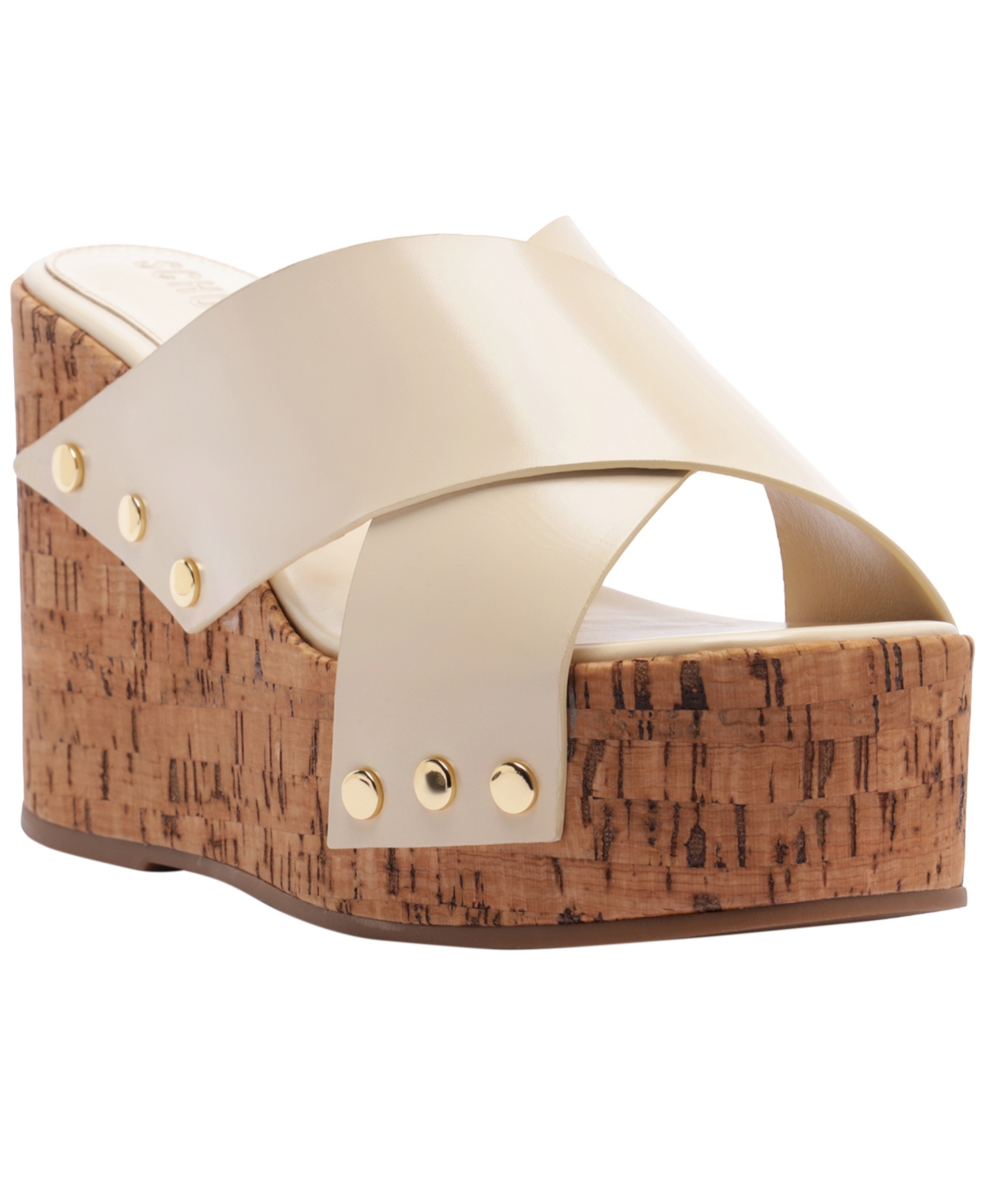 Click here for Schutz Womens Serena Platform Wedge Sandals - Egg... prices