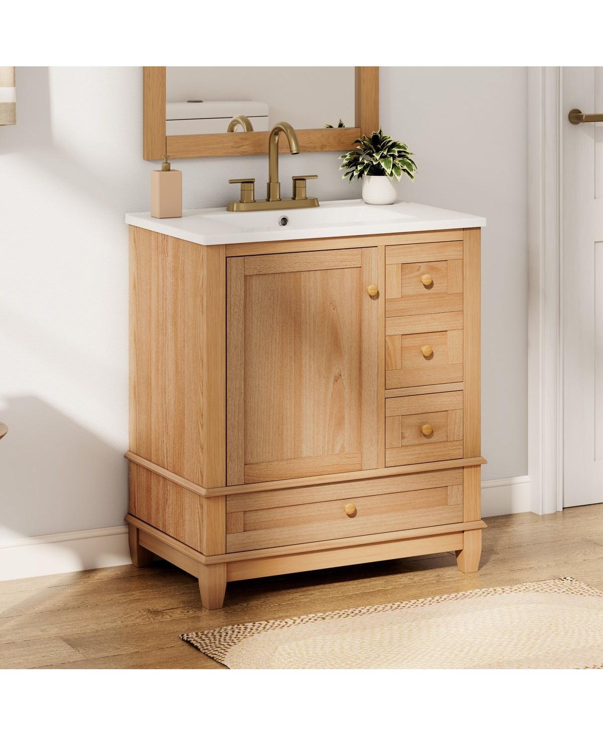 Click here for Thirtypeachy 30" Wood Grain Freestanding Bath... prices