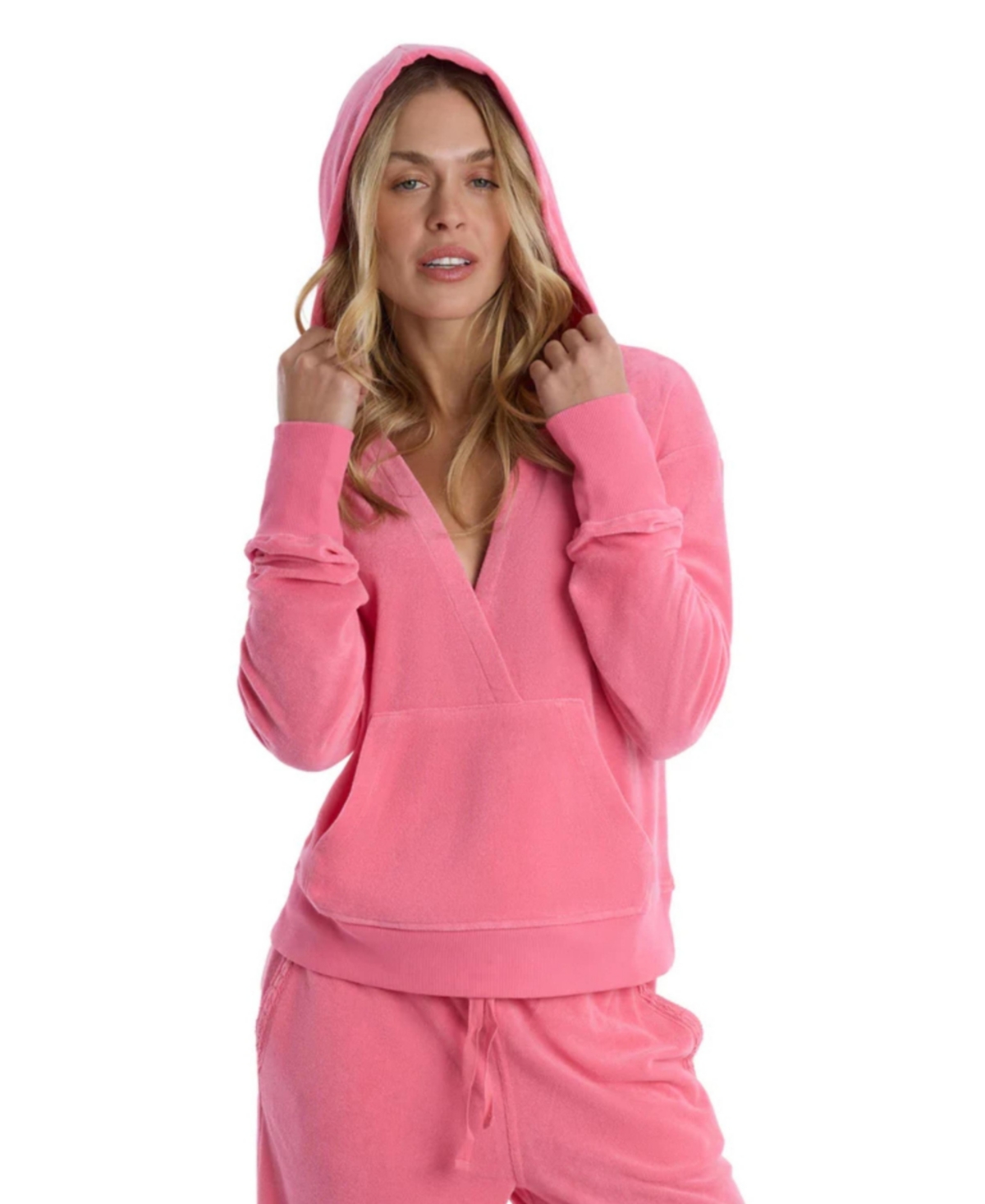 Click here for Wilt Clothing Womens Kangaroo Pocket Hoodie - Pink... prices