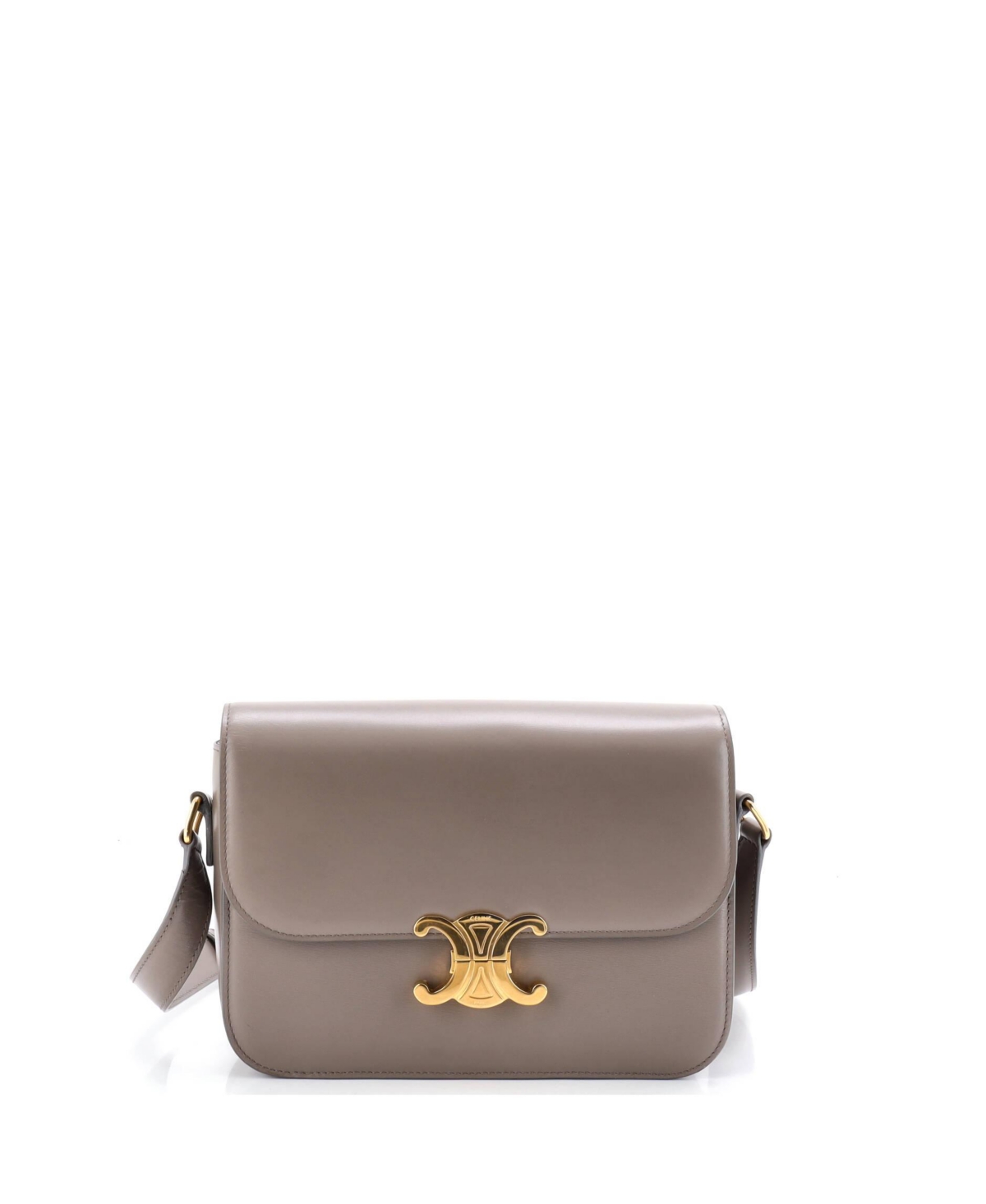 Click here for Pre-Owned Celine Medium Triomphe Shoulder Bag Smoo... prices