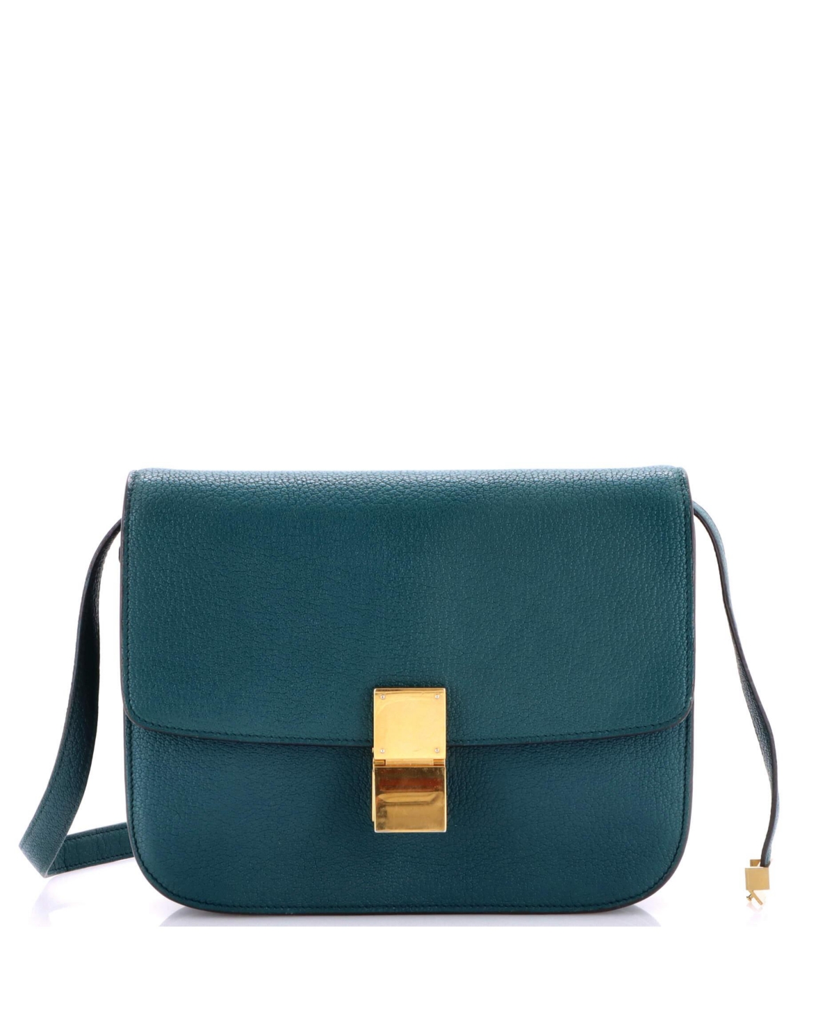 Click here for Pre-Owned Celine Medium Classic Box Bag Grainy Lea... prices