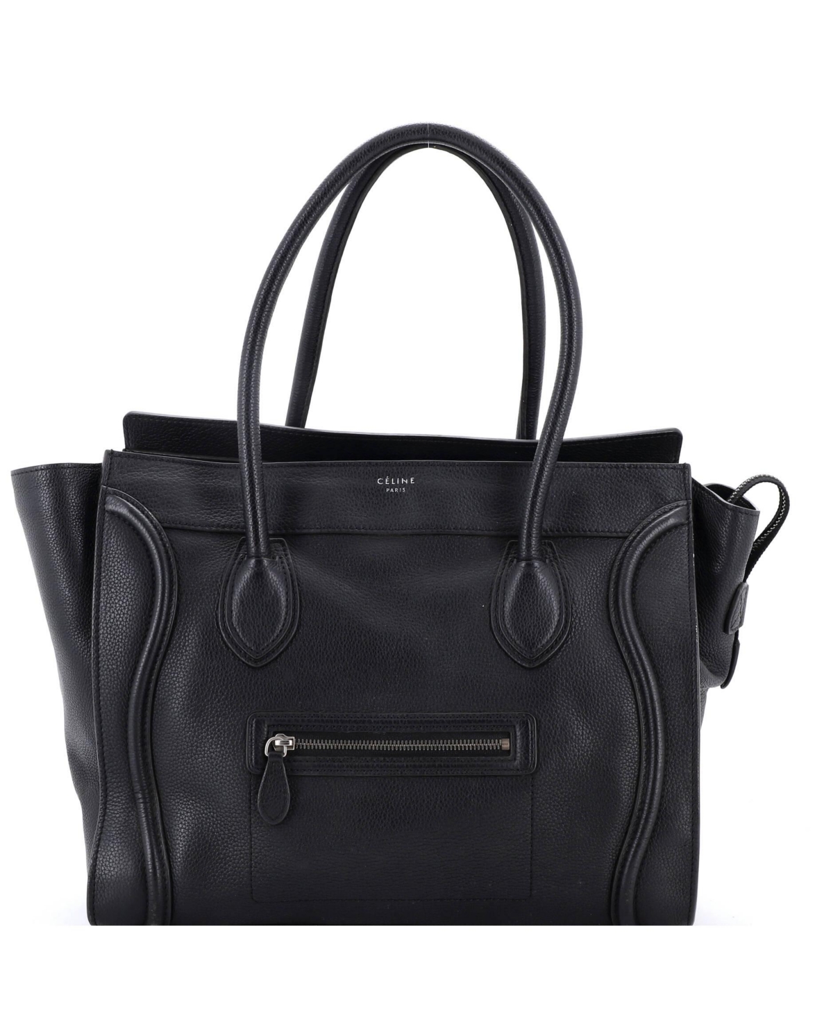 Click here for Pre-Owned Celine Shoulder Luggage Bag Leather - Bl... prices