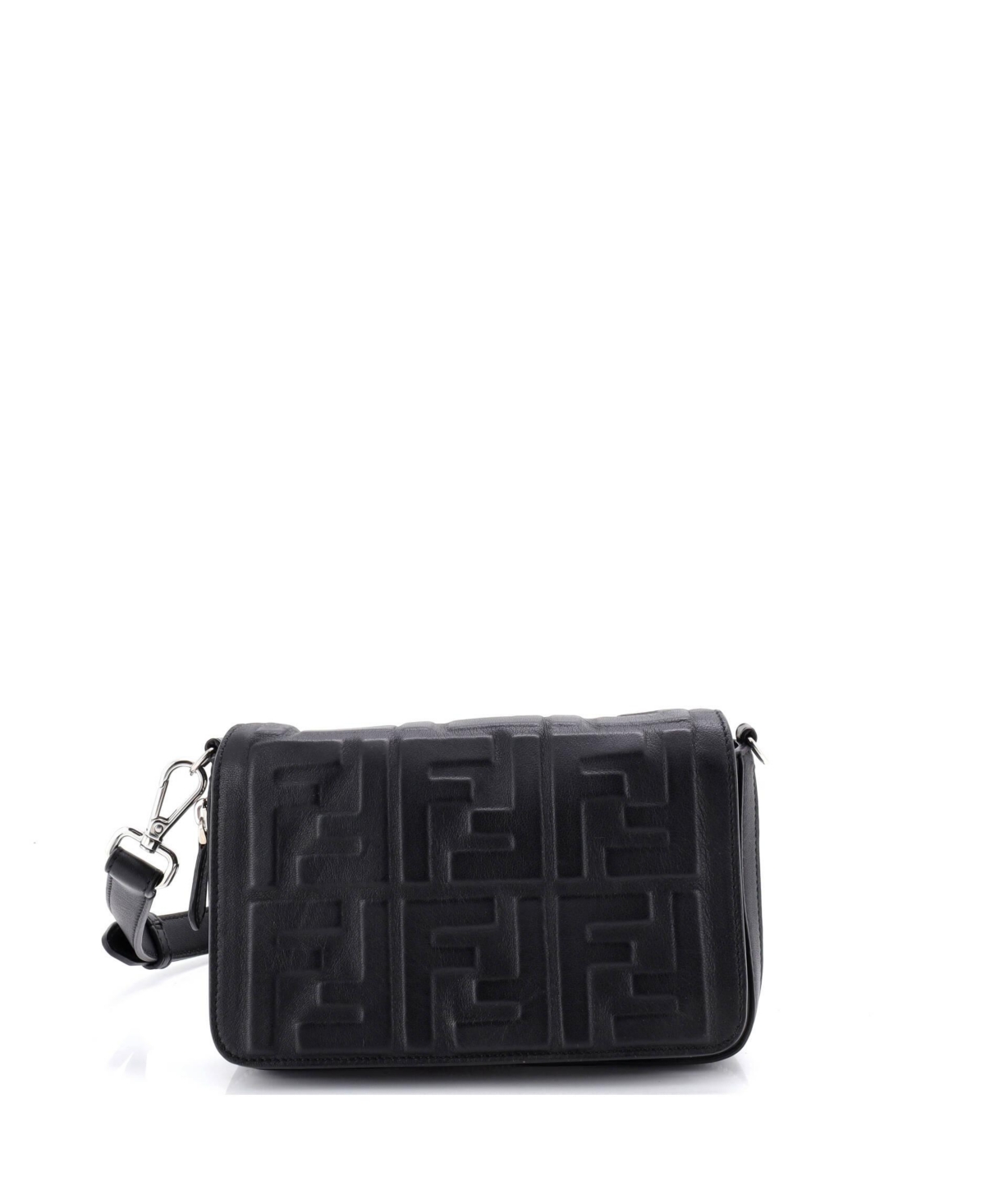 Click here for Pre-Owned Fendi Expandable Flap Bag Zucca Embossed... prices