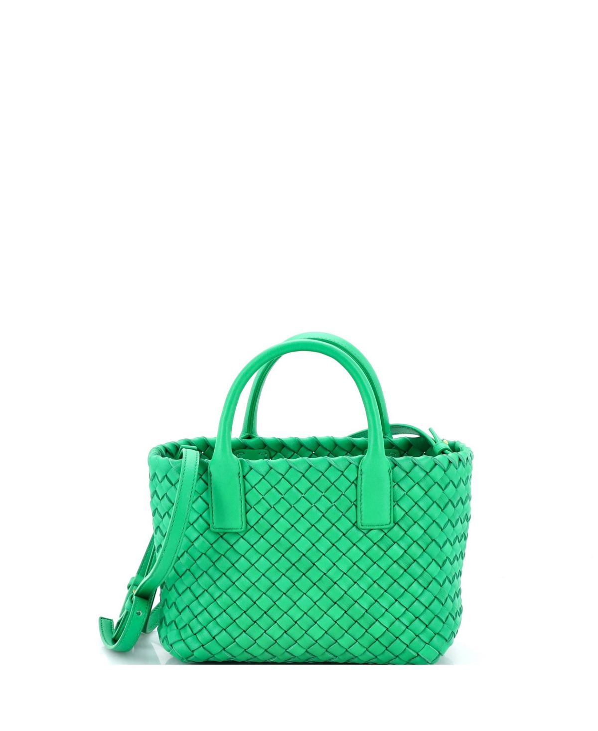 Click here for Pre-Owned Bottega Veneta Mini Cabat Tote Intreccia... prices