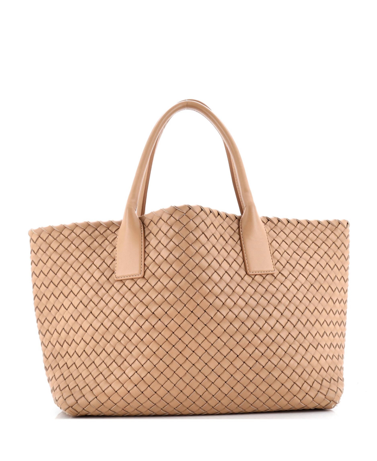 Click here for Pre-Owned Bottega Veneta Small Cabat Tote Intrecci... prices