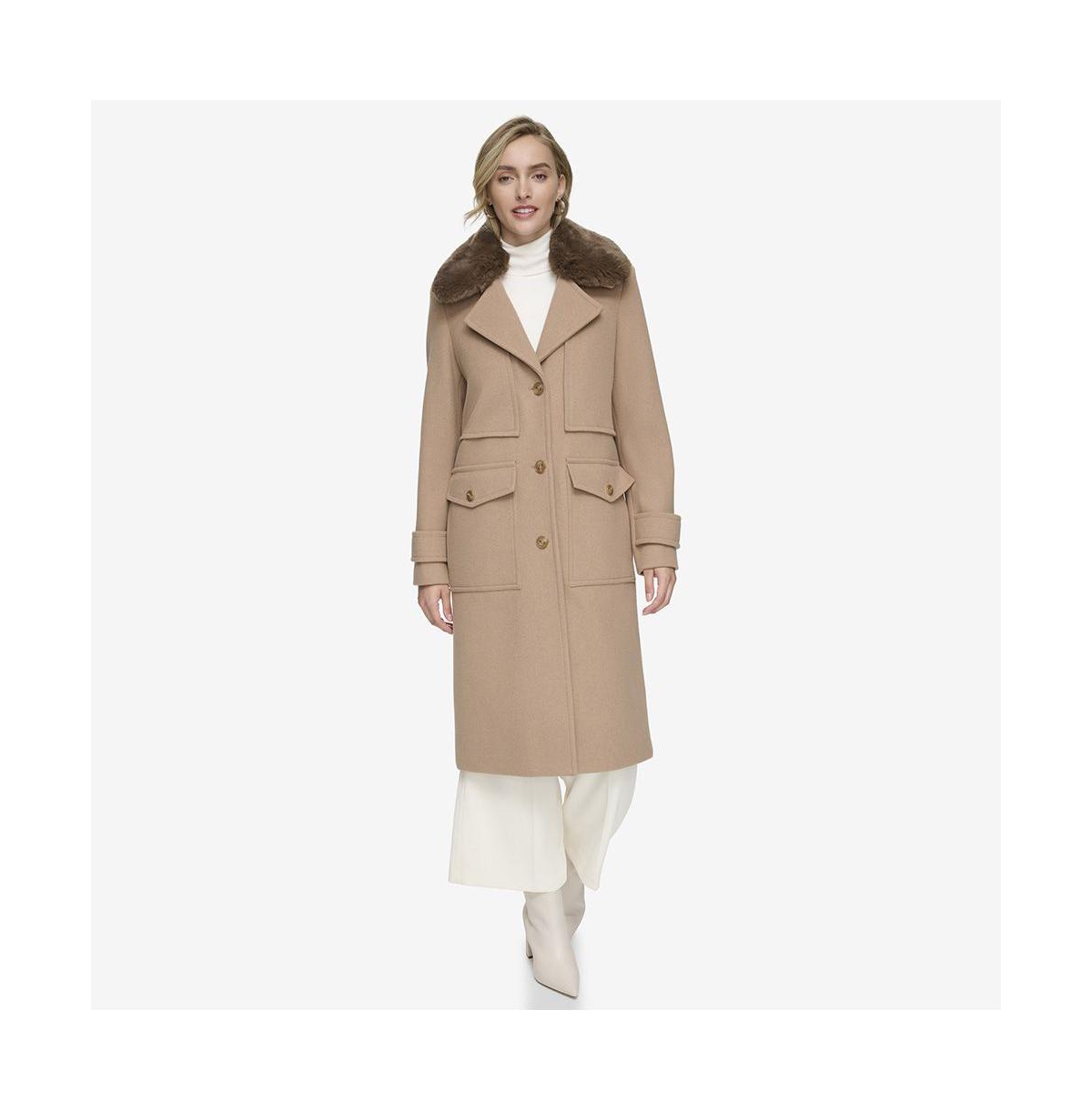 Click here for Olpae Sb Wool Twill Womens Coat With Back Vent - C... prices