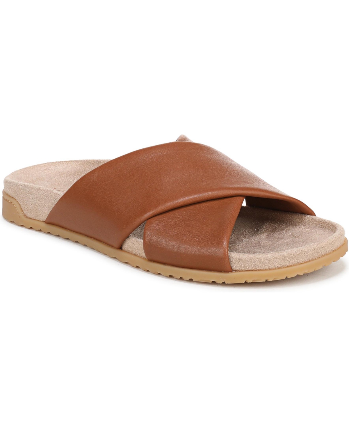 Click here for Vionic Womens Etna Slide Sandals - Tan leather prices