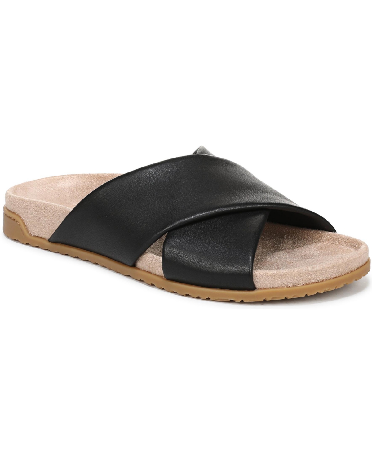 Click here for Vionic Womens Etna Slide Sandals - Black leather prices