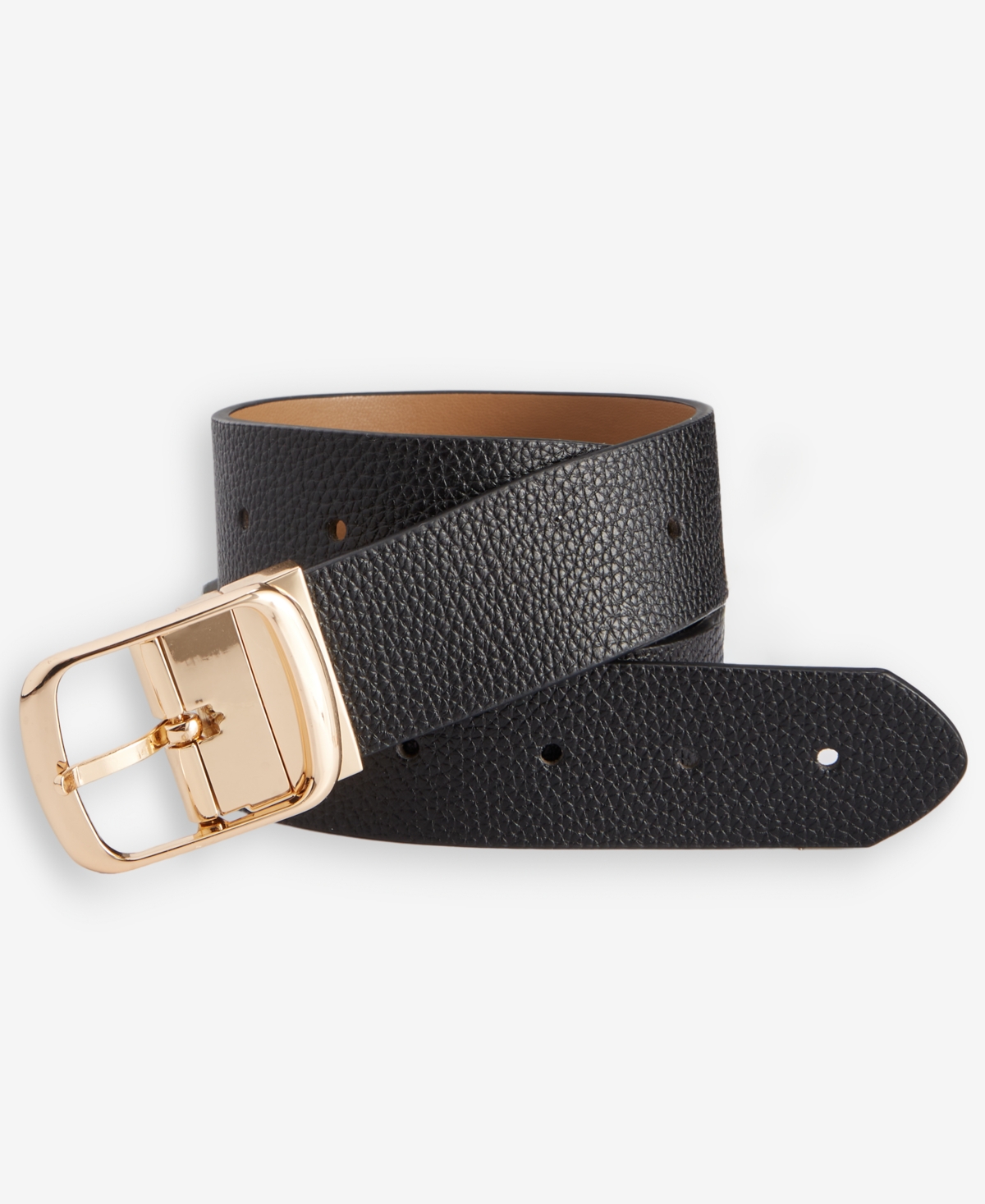 Click here for On 34th Reversible Faux-Leather Belt  Exclusively... prices