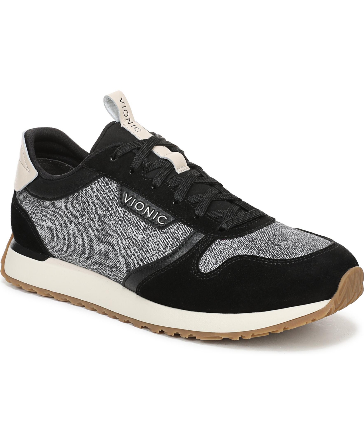 Click here for Vionic Womens Monarch Sneakers - Black ivory prices