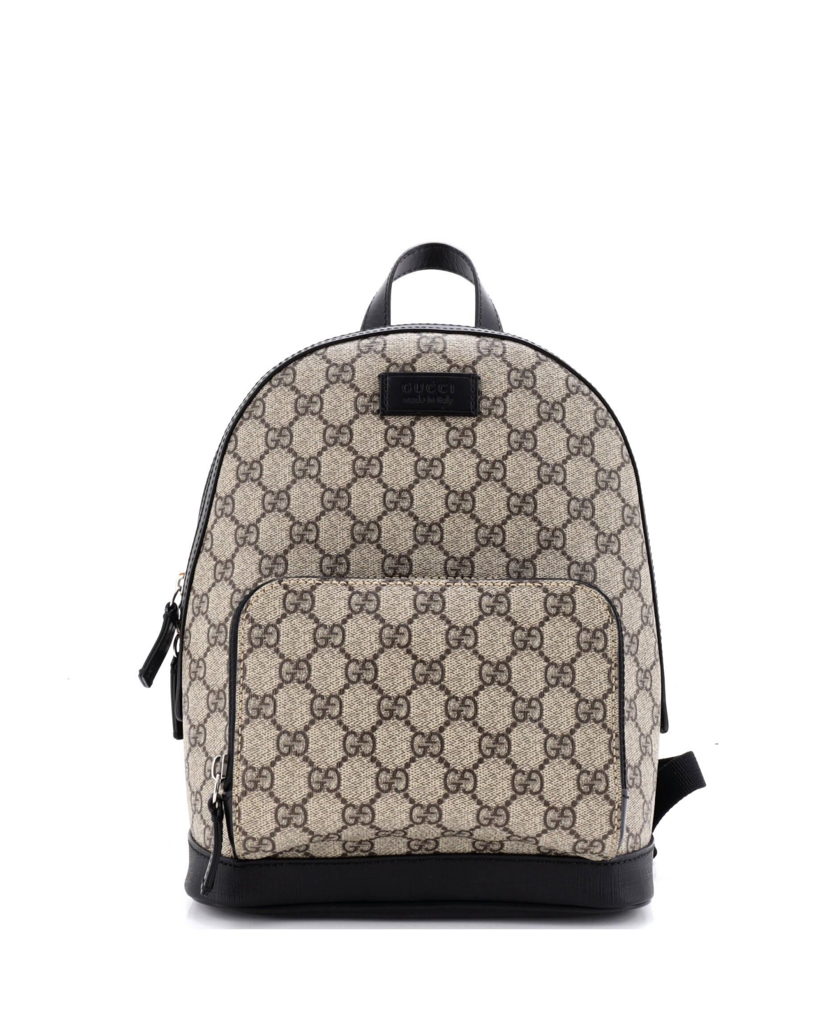 Click here for Pre-Owned Gucci Small Zip Pocket Backpack Gg Coate... prices