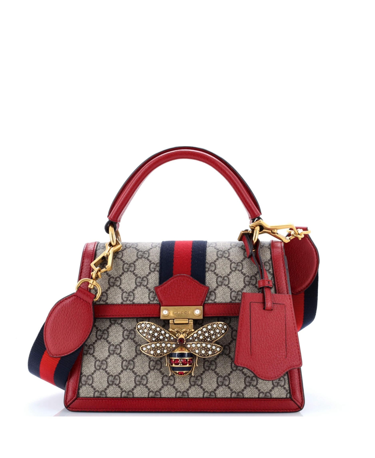 Click here for Pre-Owned Gucci Small Queen Margaret Top Handle Ba... prices