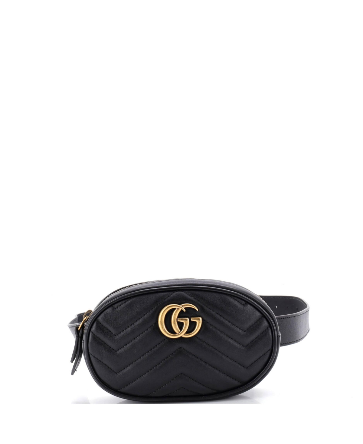Click here for Pre-Owned Gucci Gg Marmont Belt Bag Matelasse Leat... prices