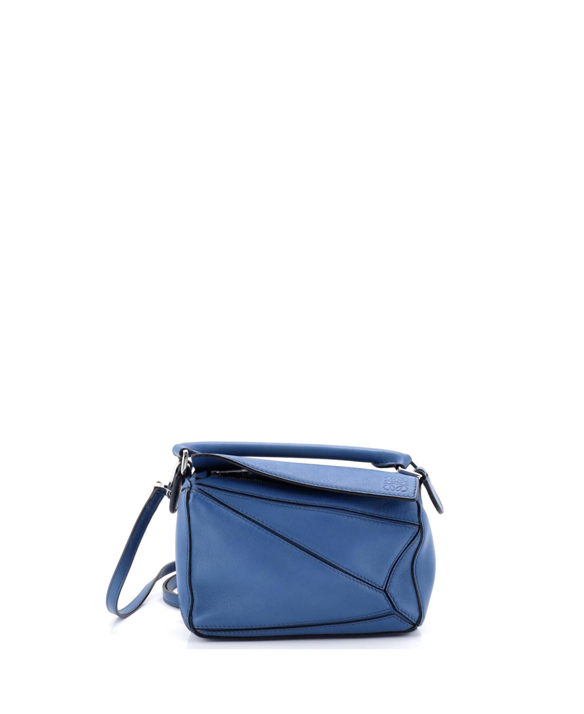 Click here for Pre-Owned Loewe Mini Puzzle Bag Leather - Blue prices