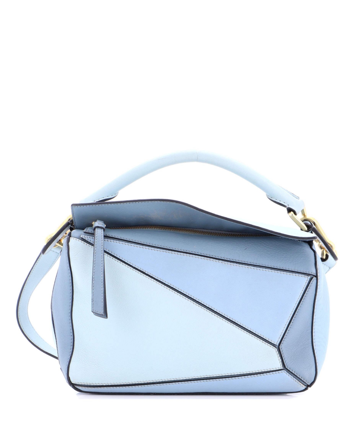 Click here for Pre-Owned Loewe Small Puzzle Bag Leather - Blue prices