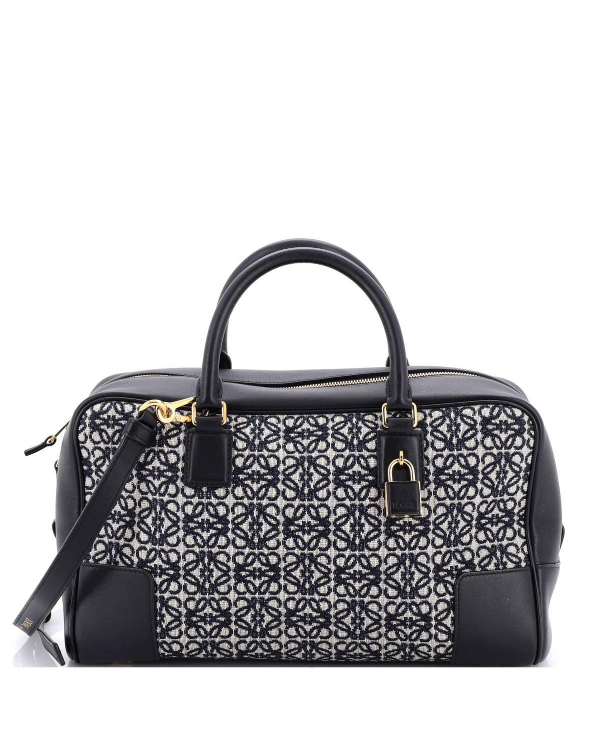 Click here for Pre-Owned Loewe 28 Amazona Bag Leather and Jacquar... prices